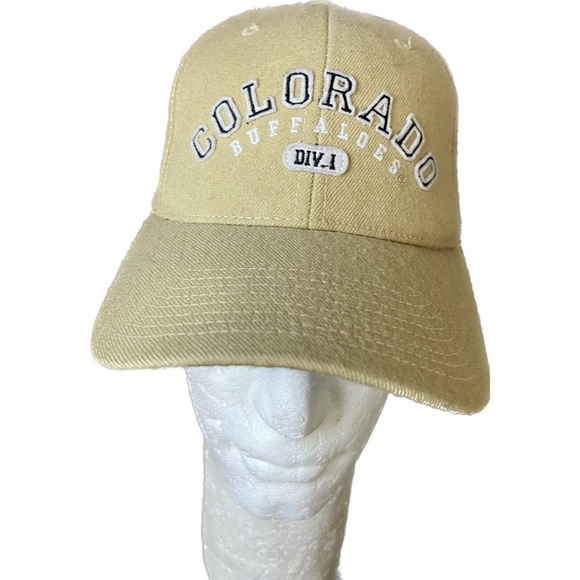 Nike | Accessories | Vintage Colorado Buffaloes Cu Buffs Spellout Gold ...